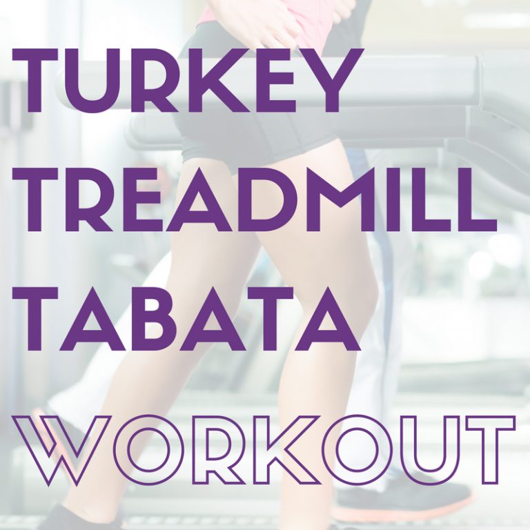Turkey Treadmill Workout - The Fitnessista