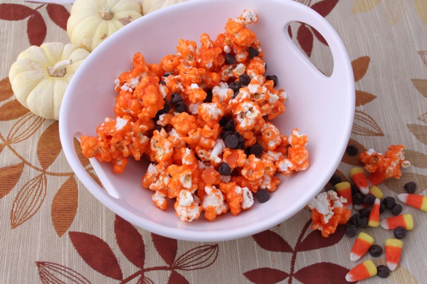 Homemade Candy Corn Popcorn Recipe - The Fitnessista