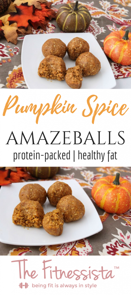 Pumpkin Protein Balls - Healthy Seasonal Snack - Fitnessista