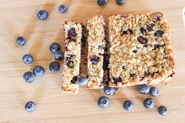 Blueberry Oat Bar Recipe - The Fitnessista