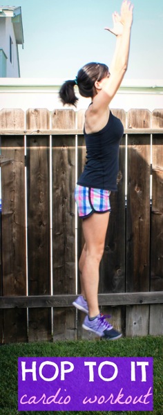 Hop To It Easter Workout with Jumping HIIT Cardio - The Fitnessista