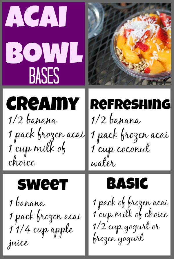 Homemade Acai Bowls
