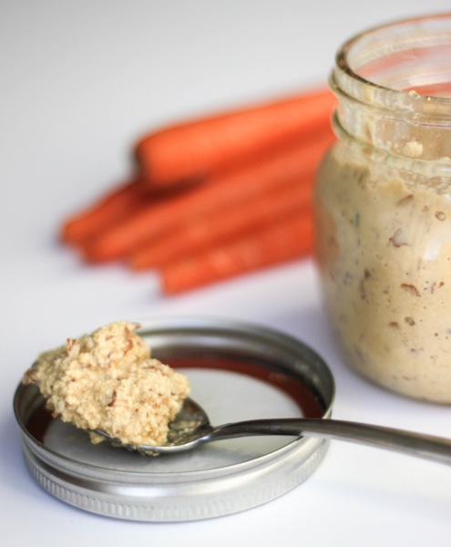 Spicy Almond Dip - The Fitnessista