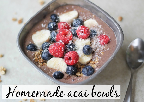 Homemade Acai Bowls