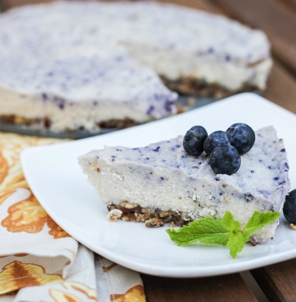The Choosing Raw Cookbook + Raw, Vegan, Blueberry Cheesecake - The ...