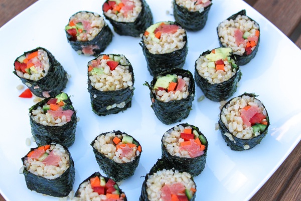Family sushi night + weekend adventures - The Fitnessista