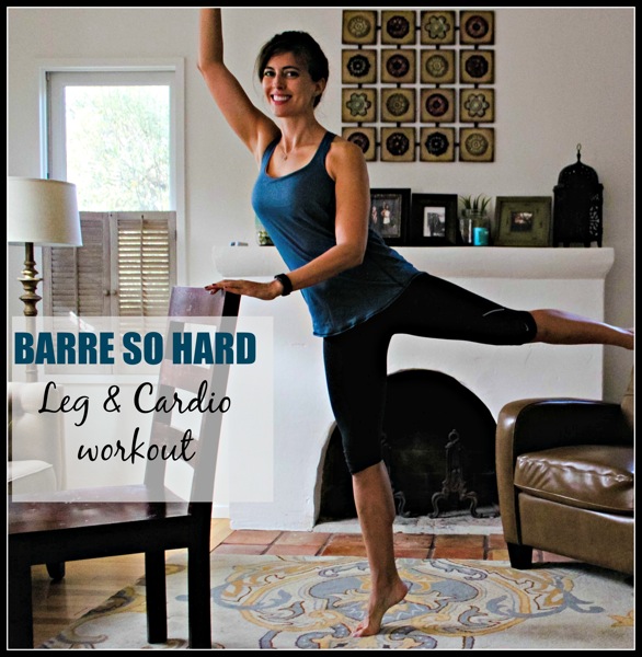 "Barre so hard" leg workout - The Fitnessista