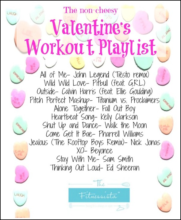 Valentine's Workout and Playlist (the non-cheesy version) - The Fitnessista