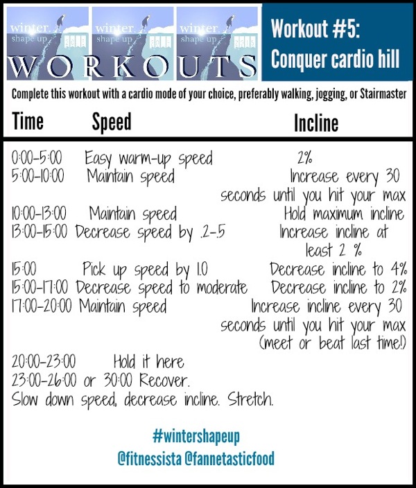 Workout #5 - The Fitnessista