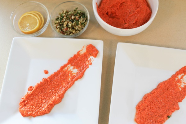 Seared Halibut with Romesco Sauce - The Fitnessista