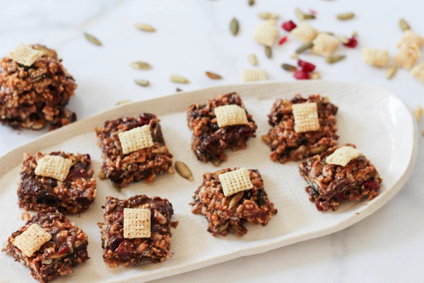 Trail Mix Chex Bites