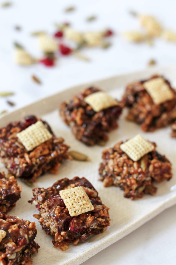 Trail Mix Chex Bites