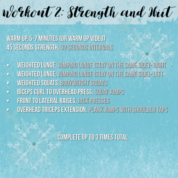 Winter Shape Up 2017: Workout 2 - The Fitnessista