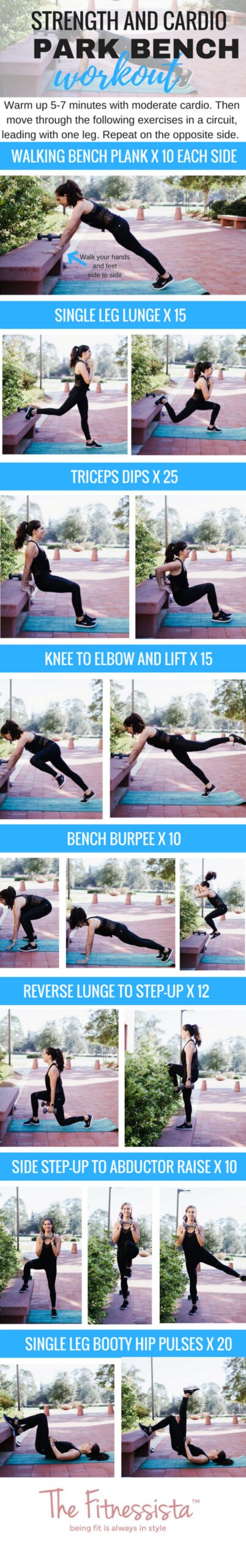 Park Bench Workout Effective Bench Workouts For Women At Home