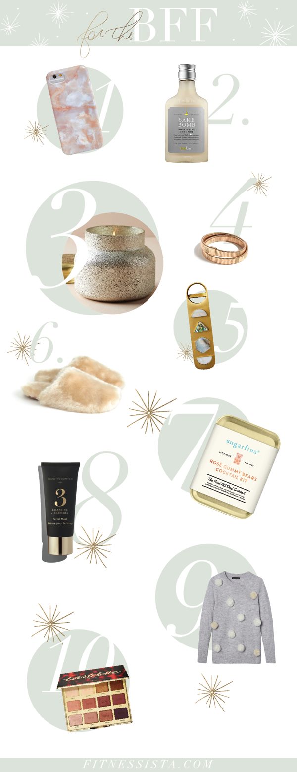 2017 Holiday Gift Guide: for your BFF - The Fitnessista