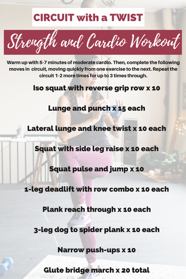 Circuit Workout with a Twist - The Fitnessista