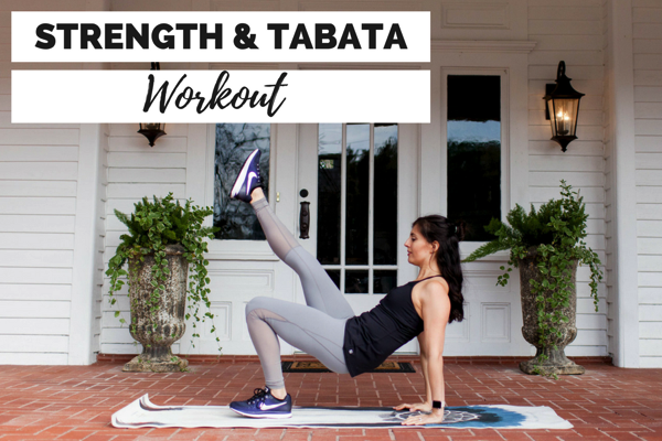 Tabata Strength Combo Workout - The Fitnessista