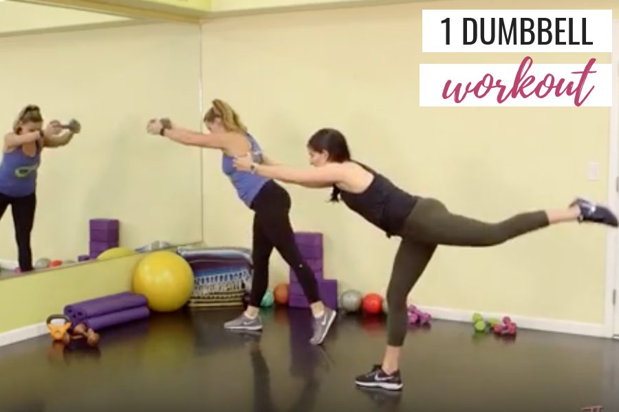 1-dumbbell total body workout (with full video) - The Fitnessista