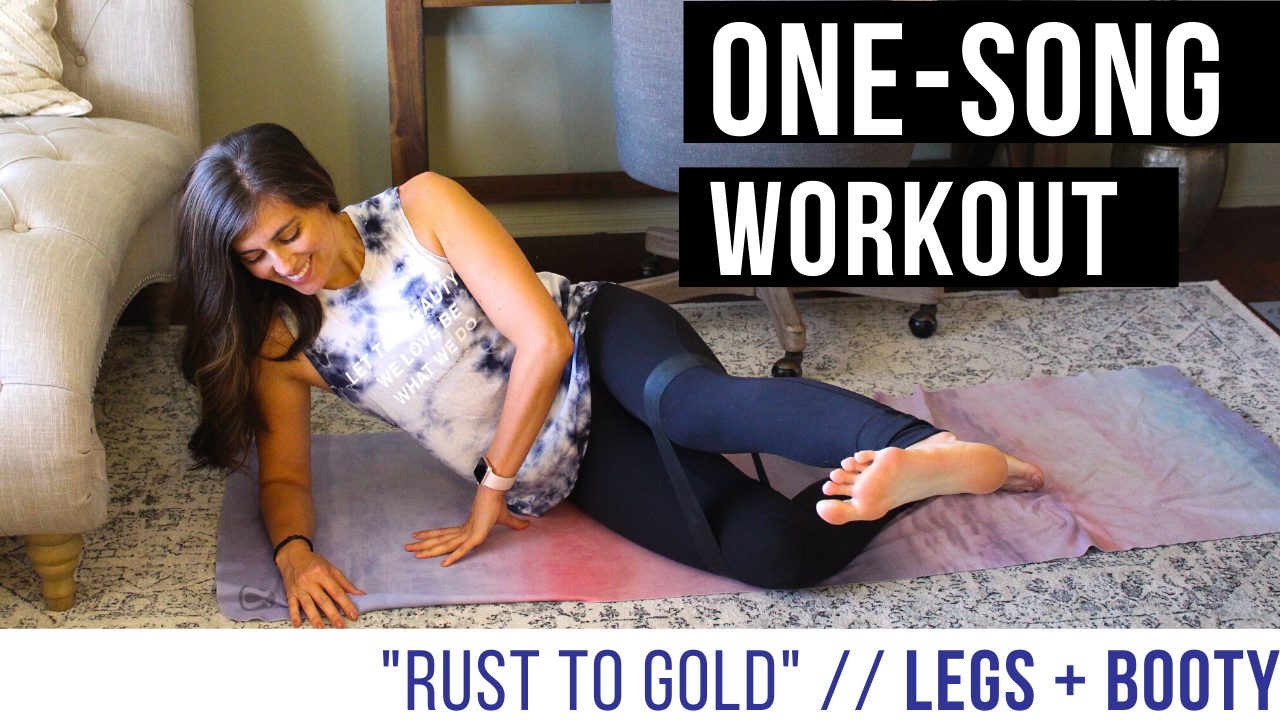 One-song workout: "Rust to Gold" (Legs + Booty) - The Fitnessista