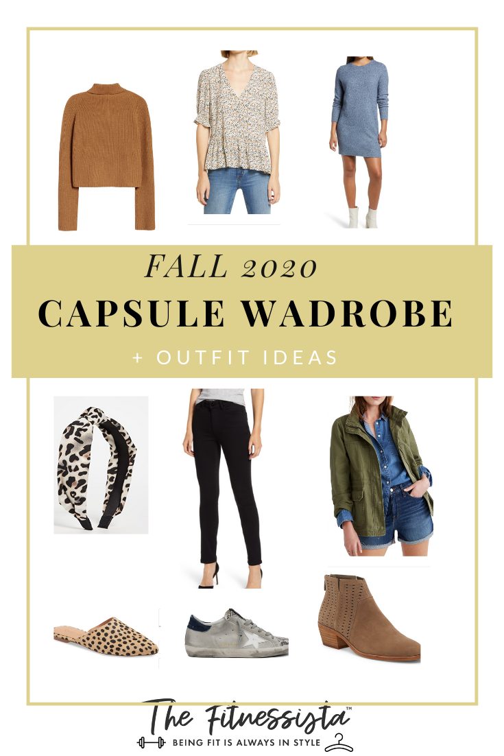 Fall 2020 Capsule Wardrobe - The Fitnessista