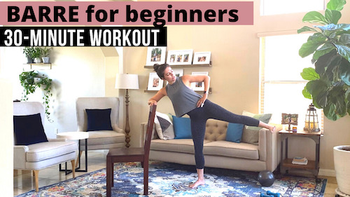 Barre workout for beginners {video} - The Fitnessista