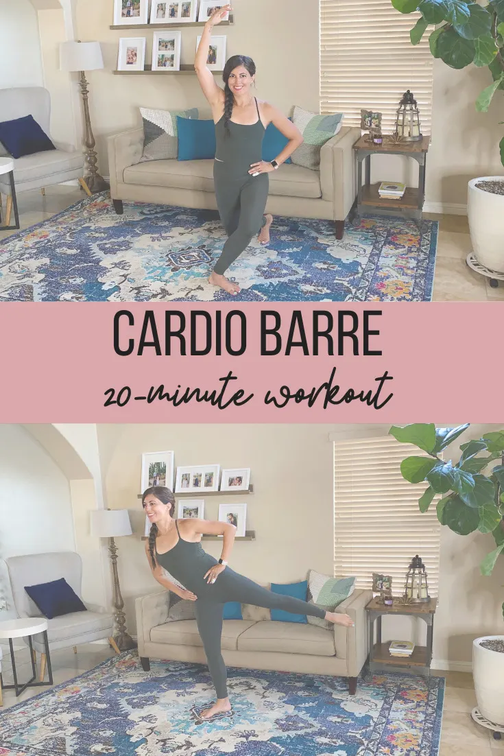 20-minute Cardio Barre workout (video) - The Fitnessista