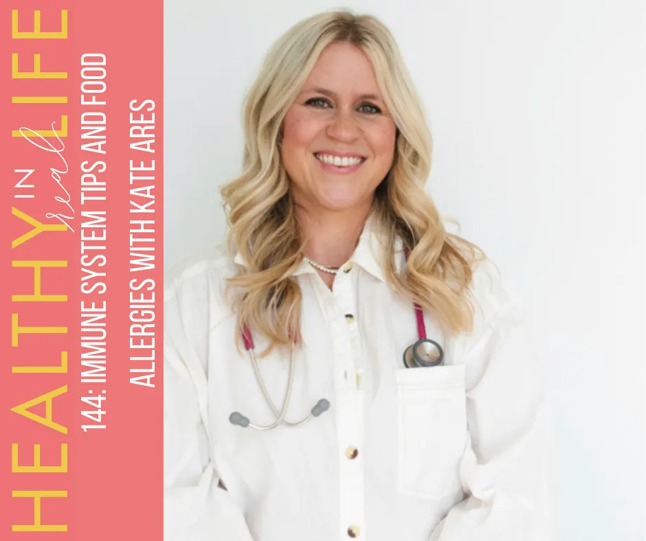 144: Immune system tips and food allergies with Kate Ares - The Fitnessista