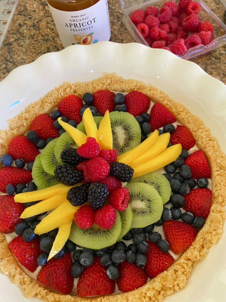 Gluten-Free Lemon Cookie Fruit Tart Recipe - The Fitnessista