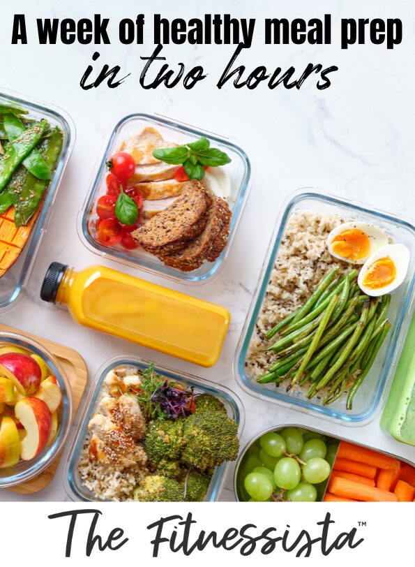 How to prep for a week of healthy eating in two hours - The Fitnessista